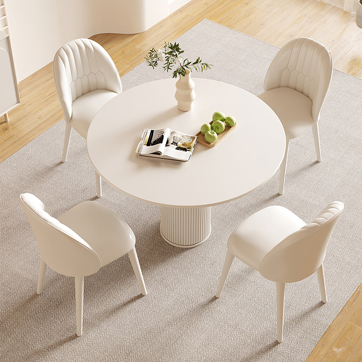 Roman Column Round Table with Chairs - Perfect for Discussions & Dining ...