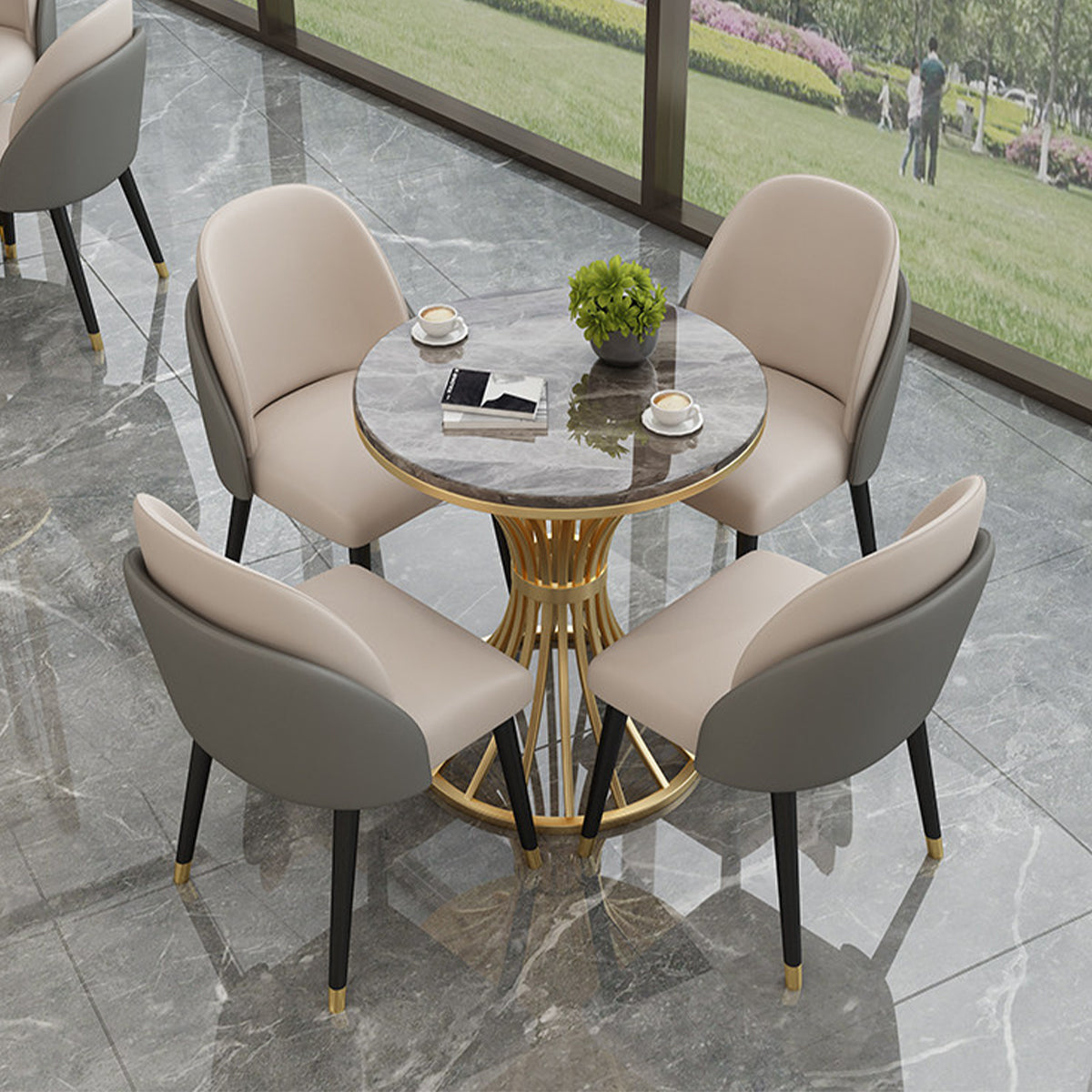 Luxury Table and Chair Set for Business Lounge and Guest Reception ...