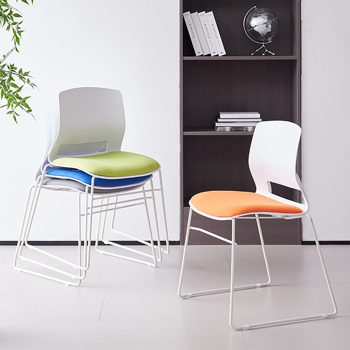Stackable Plastic Meeting Chair for Office – Simple and Functional ...