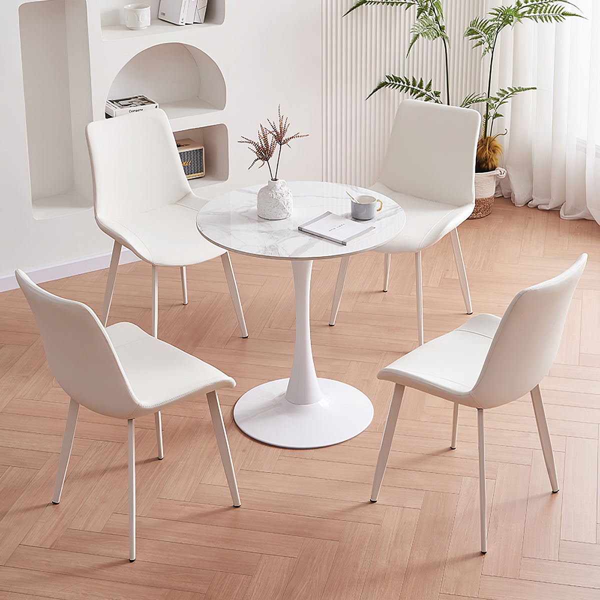 High-End Reception Table & Chair Set - Lounge Area for Client Meeting ...