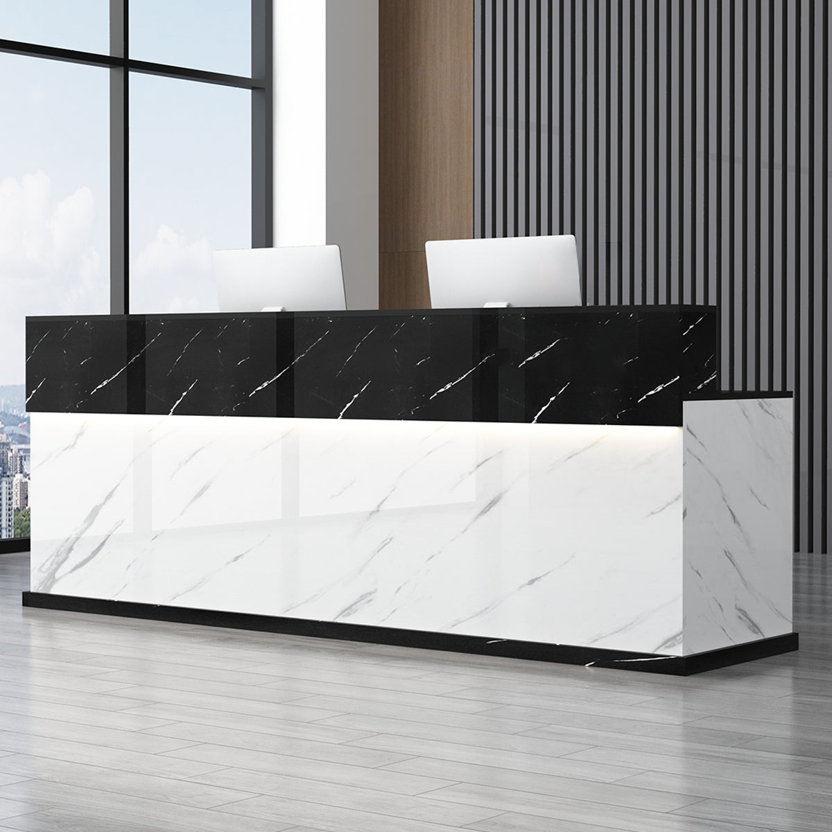 Modern Beauty Salon Cash Register Counter - Stylish and Functional ...
