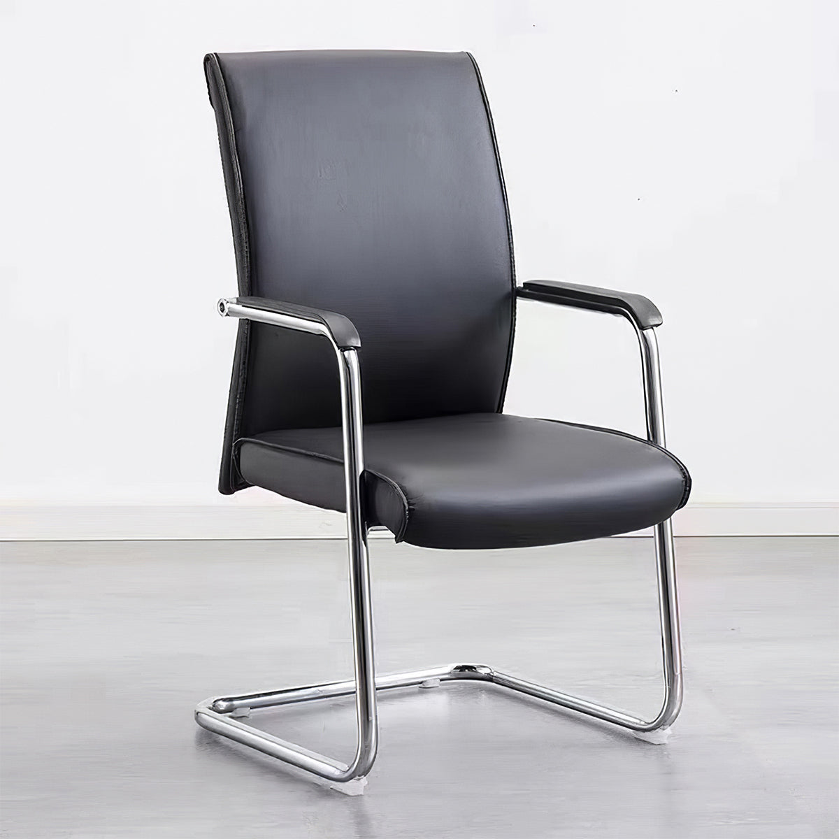 Leather Conference Chair - Ergonomic Reception & Task Chair for Office ...
