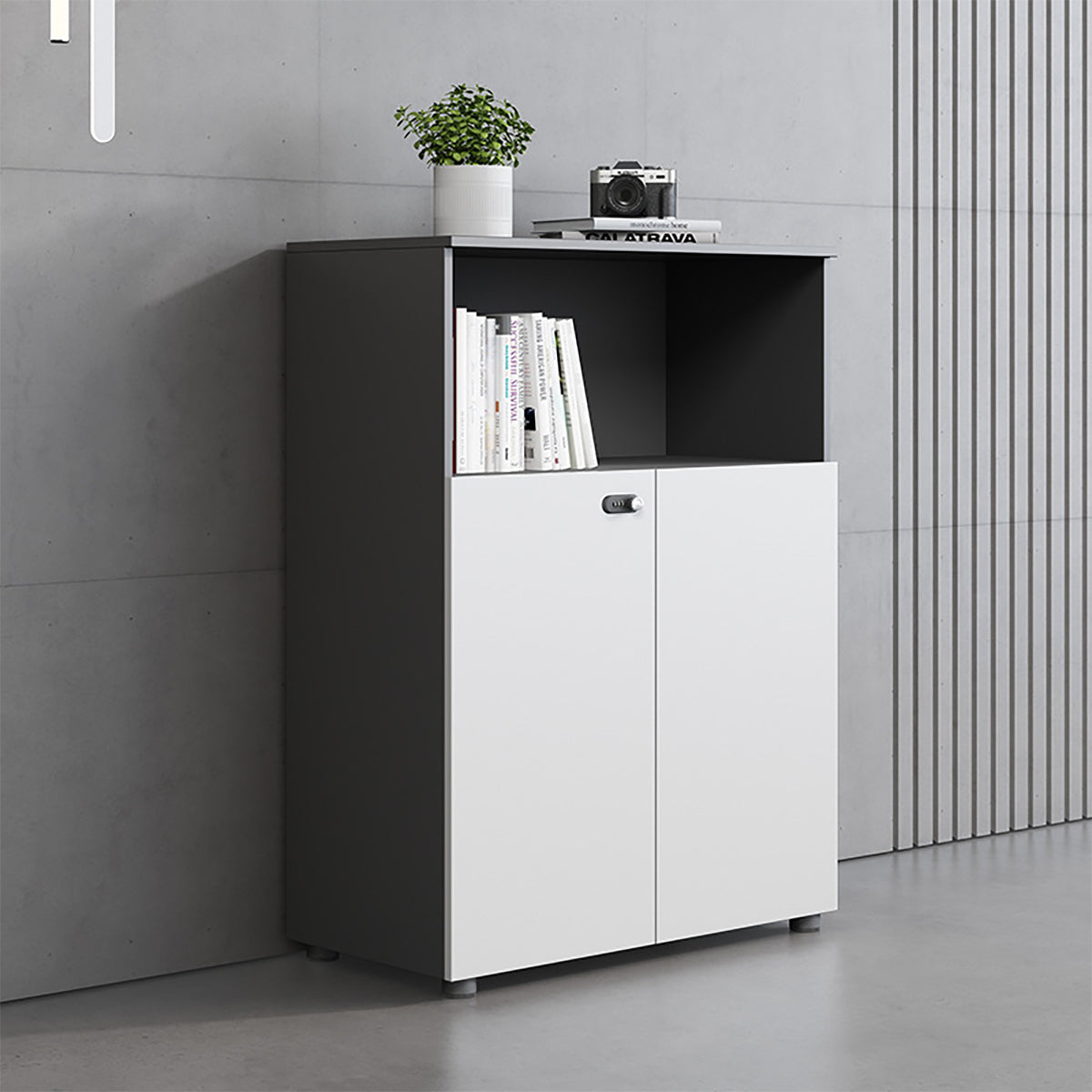 Modern Wood Small Filing Cabinet - Perfect for Office & Home Workspace ...