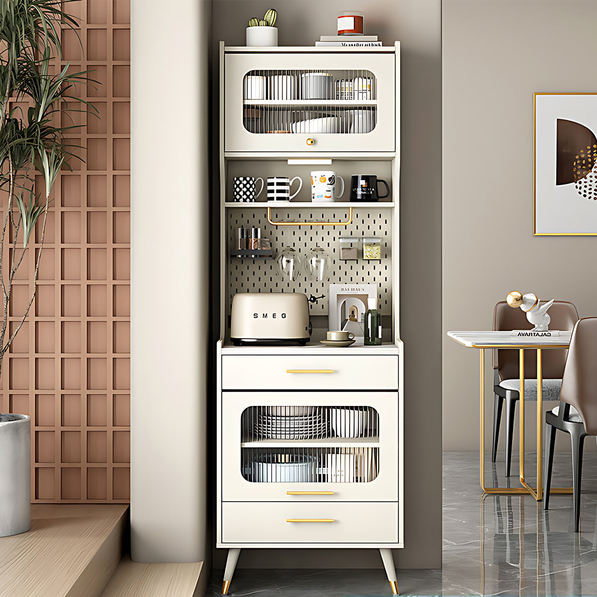 Multi-Functional High Storage Cupboard for Kitchen or Living Room ...