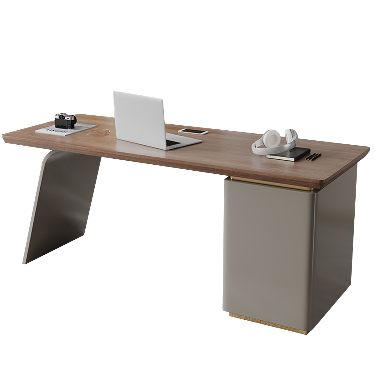 Luxury Sintered Stone Office Desk - Large Capacity Drawers – Zimasya ...