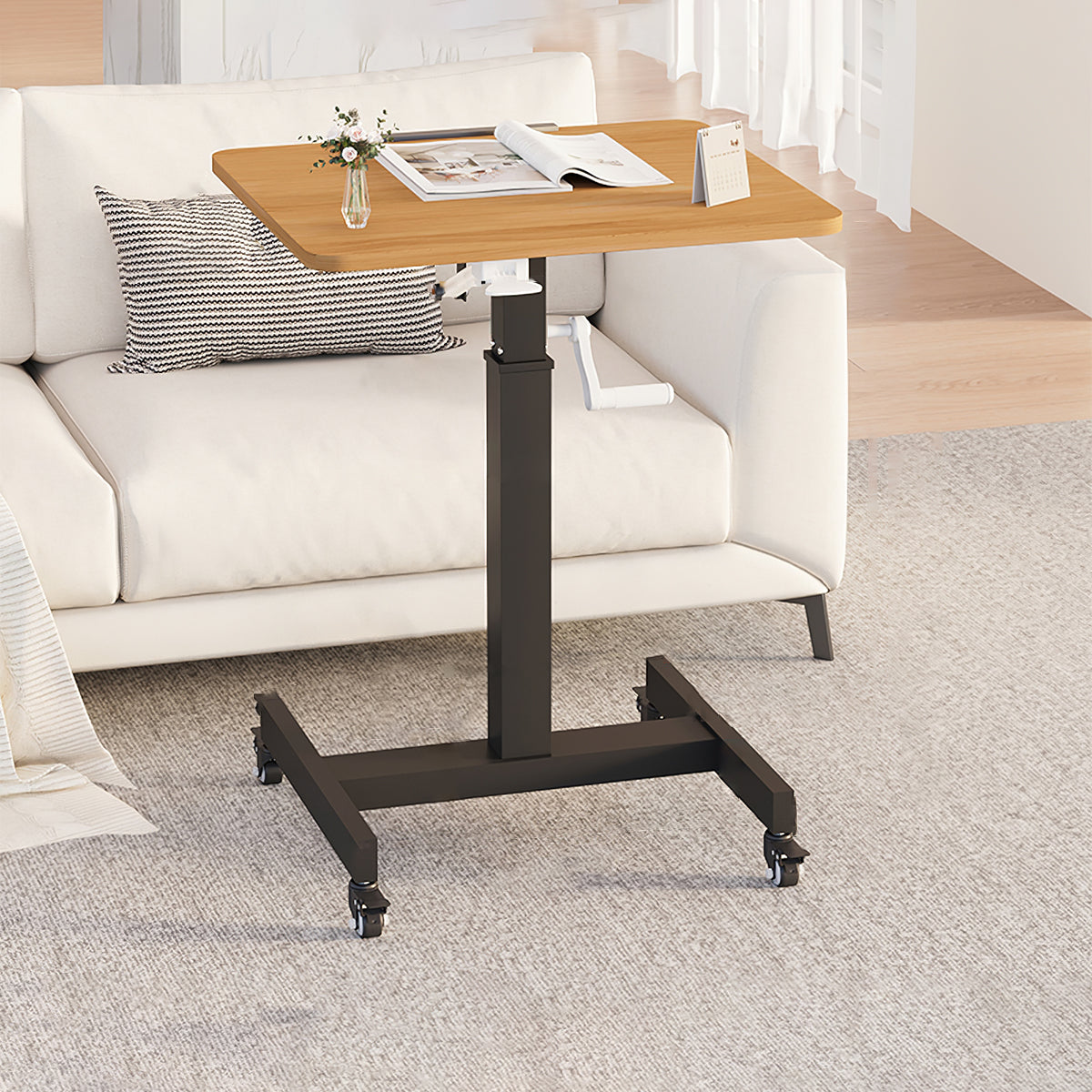 Space-Saving Mobile Computer Desk - Store with Ease for Any Setup ...