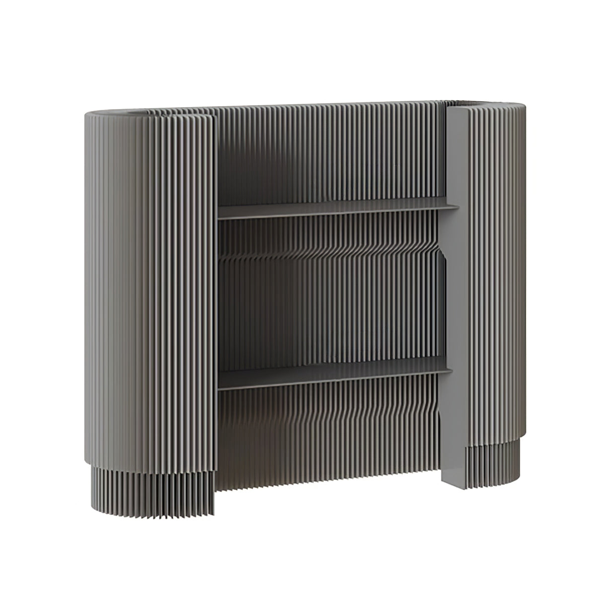 Curved Reception Desk for Clothing Boutiques - Space-Saving Front Desk ...
