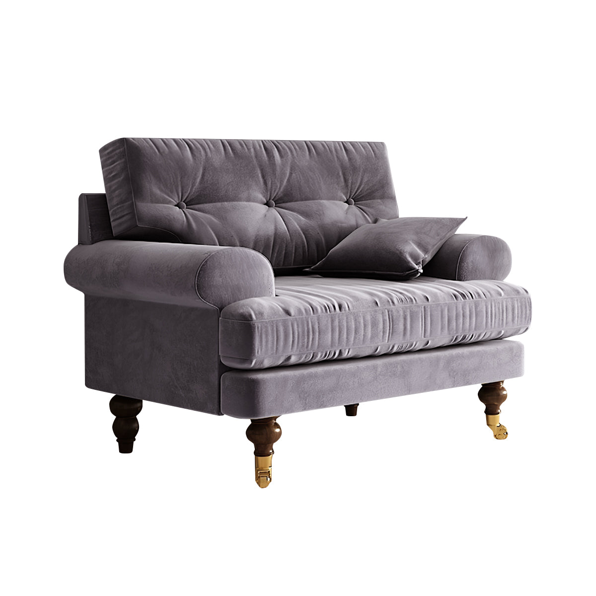 Vintage Minimalist Fabric Sofa - Durable Sofas Designed for Temporary ...